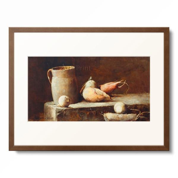 Artist: Carlsen, Soren Emil,1853-1932 Imagetitle: The Root Cellar. 1884 Dimensions: 43.2 x 78.1 cm Medium: oil/canvas, L...