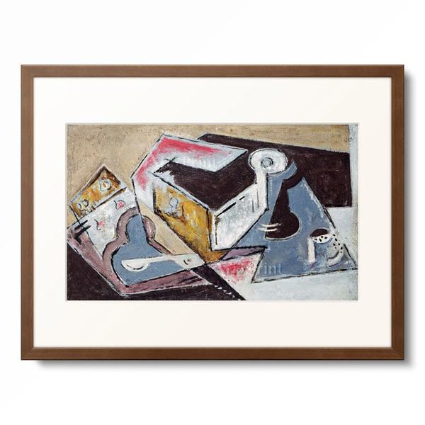 Artist: Blanchard, Maria,1881-1932 Imagetitle: Cubist Composition. Ca. 1918 Dimensions: 17.3 x 26.8 cm Medium: oil/canva...