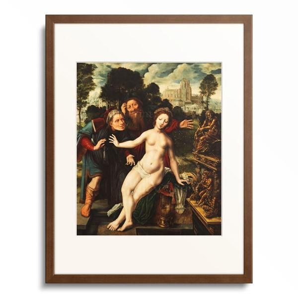 Artist: Massys, Jan,ca. 1500-1575 Imagetitle: Susannah and the Elders. About 1556 Dimensions: 131.2 x 111.2 cm Medium: O...