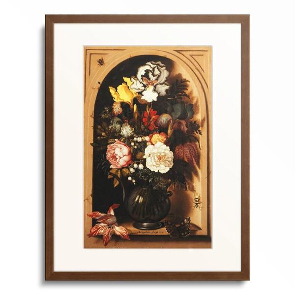 Artist: Ast, Balthasar van der,1593/94-1657 Imagetitle: Flowers in a Vase Inside a Niche. 1621 Dimensions: 30.8 x 19.7 c...