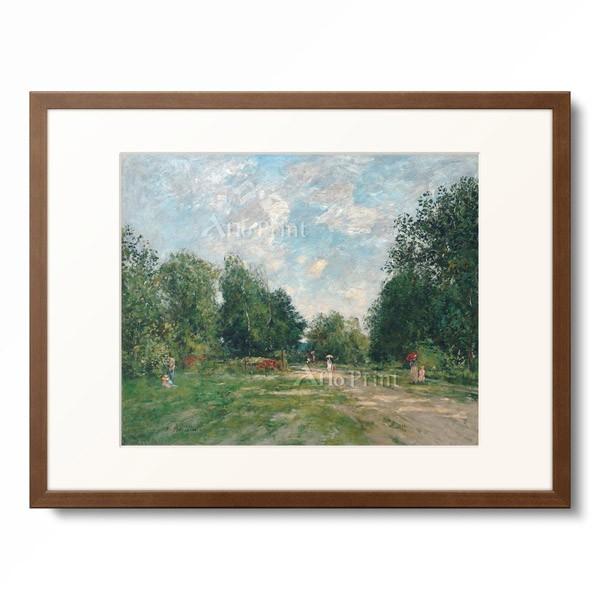 Artist: Boudin, Eugene,1824-1898 Imagetitle: The Park Cordier in Trouville. 1880-85 Dimensions: 51.1 x 62.2 cm Medium: o...