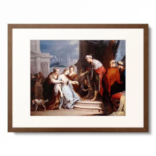 Artist: Amigoni, Jacopo,1675-1752 Imagetitle: Esther before Ahasuerus. Dimensions: 123 x 153.5 cm Medium: oil/canvas, Lo...