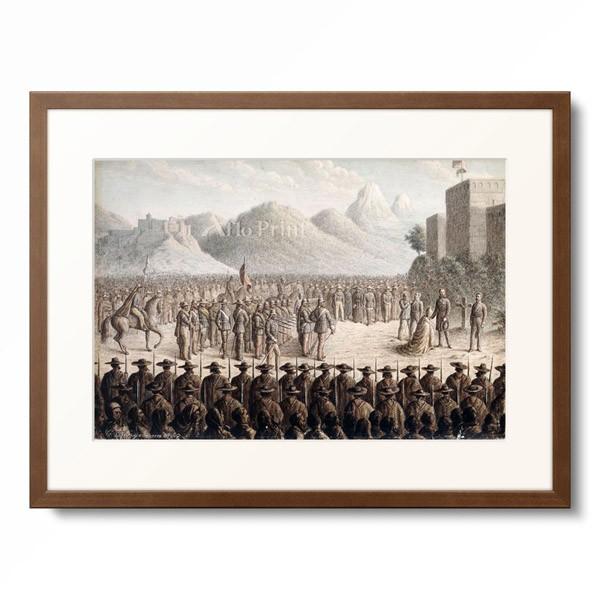 Artist: Jungmann, Gottlob,19th century Imagetitle: The Execution of Emperor Maximilian. 1867 (Ferdinand Maximilian, arch...