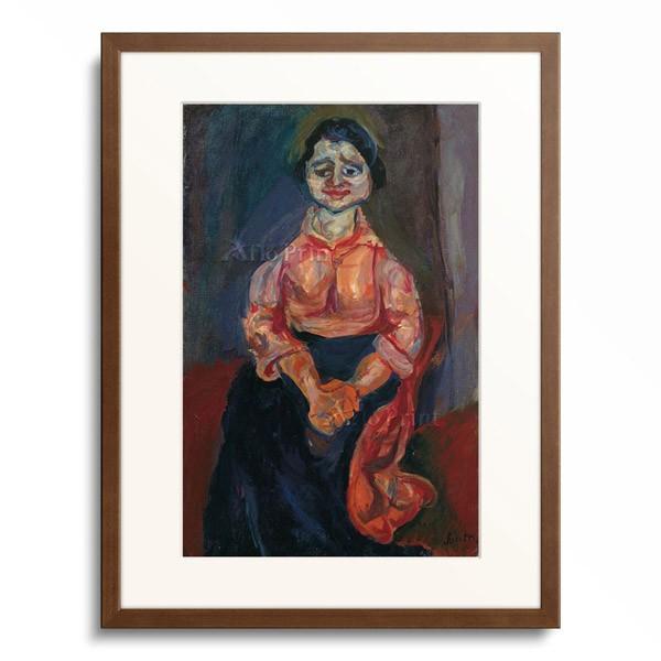 Artist: Soutine, Chaim,1893-1943 Imagetitle: The lunatic (La folle). Around 1925 Dimensions: 91,7 x 60,4 cm Medium: Oil ...