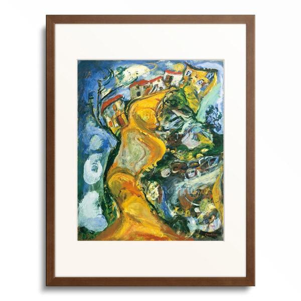 Artist: Soutine, Chaim,1893-1943 Imagetitle: Crazy road near Cagnes.(La route folle a cagnes - La gaude). Around 1923 Di...