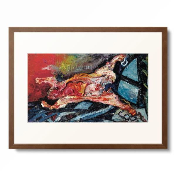 Artist: Soutine, Chaim,1893-1943 Imagetitle: Skinned beef (Le B?uf ecorche). Around 1924 Dimensions: 129,8 x 75 cm Mediu...