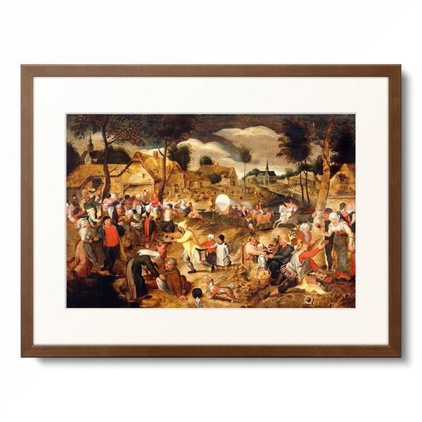 Artist: Cleve, Maerten van,1527-1581 Imagetitle: A Village Kermesse. Dimensions: 72.7 x 105.2 cm Medium: Oil/Wood Locati...