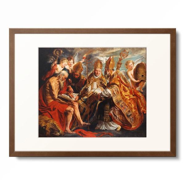 Artist: Jordaens, Jacob,1593-1678 Imagetitle: The Four Doctors of the Church. Dimensions: 208 x 250.8 cm Medium: oil/can...