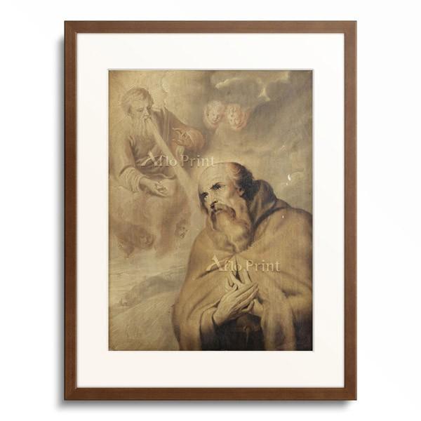 Artist: Dyck, Anthonis van (Workshop), Imagetitle: The Vision of Saint Francis of Assisi. Dimensions: 41,1 x 31 cm Mediu...
