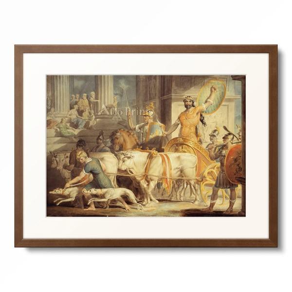 Artist: Dayes, Edward,1763-1804 Imagetitle: Lycurgus Entering Athens and Theseus's Approach to Athens. Dimensions: 56.8 ...