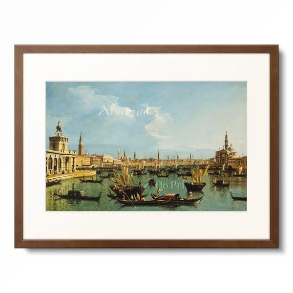 Artist: Bellotto, Bernardo (Canaletto),1721-1780 Imagetitle: The Bacino di San Marco, Venice, from the Giudecca Canal wi...