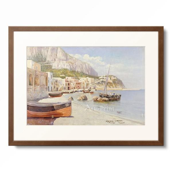 Artist: Jerichau, Holger H,1861-1900 Imagetitle: Marina Grande, Capri Medium: oil on canvas Location: Christie's Images Ltd