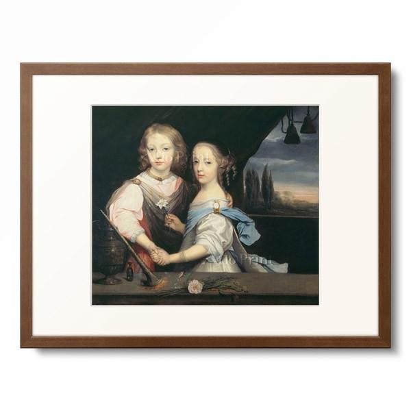 Artist: Dyck, Anthonis van,1599-1641 Imagetitle: The siblings Winston and Arabella Churchill. Dimensions: 75 x 90 cm Med...