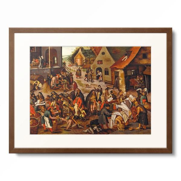 作家名： ピーテル・ブリューゲル 2世 ( 1564年頃 - 1638年 ) 国籍： フランドル ネーデルランド ジャンル ： 初期ネーデルランド絵画Artist: Brueghel d.J., Pieter,um1564-1638 Ima...