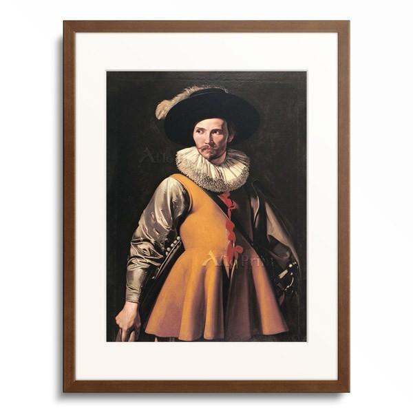 Artist: Caravaggio, Circle of,(1571-1610) Imagetitle: Bildnis eines Mannes. Location: Florenz, Galleria degli Uffizi