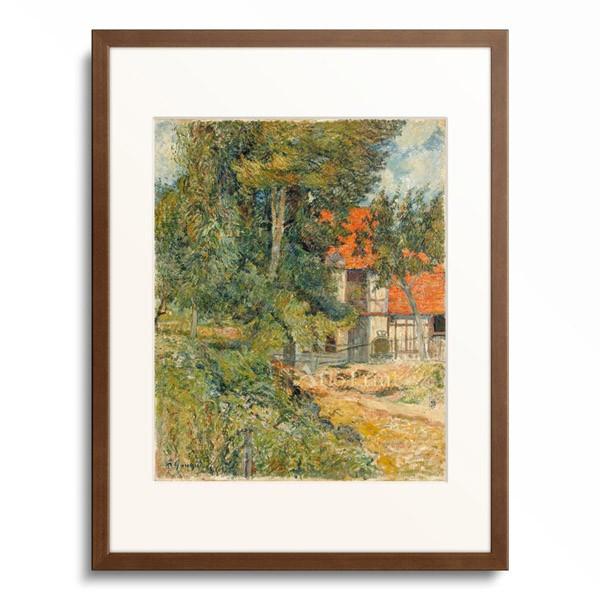 作家名： ポール・ゴーギャン ( 1848年 - 1903年 ) フランスの画家ジャンル： 印象派 ポスト印象派 Artist: Gauguin, Paul,1848-1903 Imagetitle: Farm house in Norma...