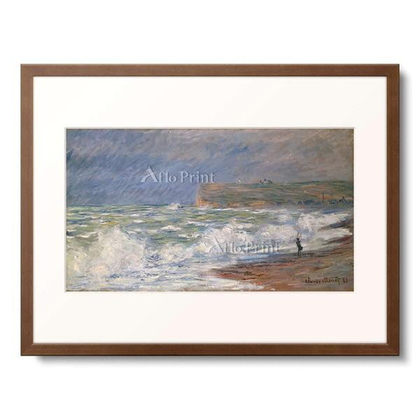 フランスの画家ジャンル： 印象派 Artist:  Monet, Claude,1840-1926 Imagetitle:  Surge at Fecamp. 1881. Dimensions:  45,72 x 80 cm Locatio...