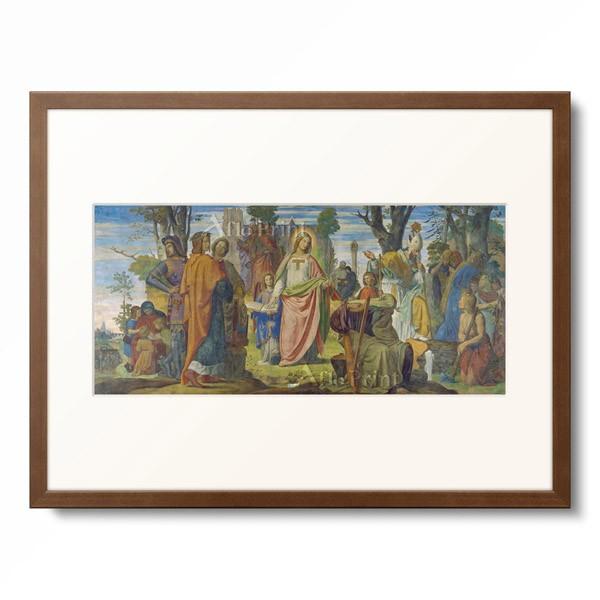 Artist: Veit, Philipp,1793-1877 Imagetitle: Introduction of the Arts in Germany by means of the Christendom. 1834-36 Dim...