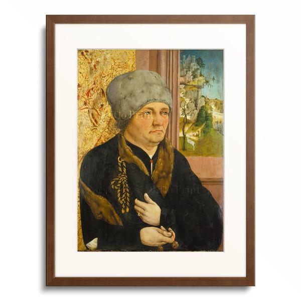 Artist: Beurer, Wolfgang (Meister WB),um1400-1455 Imagetitle: Portrait of a man. Dimensions: 45 x 33 cm Location: Stadel...