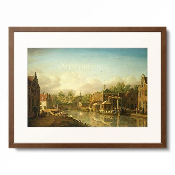 Artist: Fargue, Paulus Constantijn la,1732-1782 Imagetitle: Die Korte Mare in Leiden. 1781. Dimensions: 42,0 x 62,9 cm M...