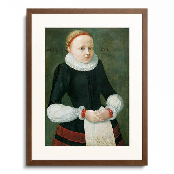 Artist: Middle-rhenish Master Imagetitle: Bildnis der Maria Jacobina Volcker. Vor 1588. Dimensions: 48,5 x 36 cm Medium:...