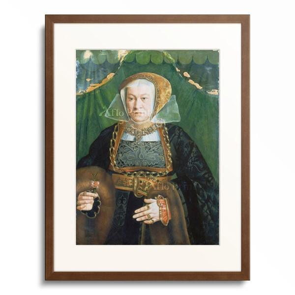 Artist: Bruyn d.A., Bartholomaus,1493-1555 Imagetitle: Portrait of a woman. Dimensions: 80,3 x 58,5 cm Medium: on oak wo...