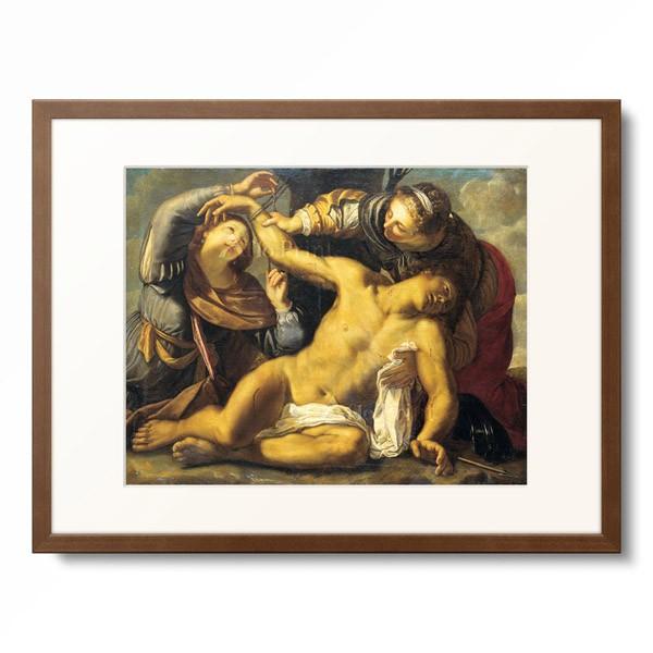 Artist: Carracci, Annibale,1560-1609 Imagetitle: Der hl. Sebastian wird von der hl. Irene und ihrer Dienerin gepflegt. D...