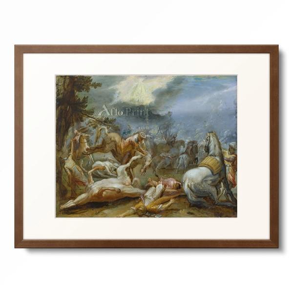 Artist: Elsheimer, Adam,1578-1610 Imagetitle: The Conversion of Saul. Dimensions: 19,6 x 24,9 cm Medium: on copper Locat...