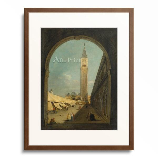 Artist: Guardi, Giacomo,1764-1835 Imagetitle: Piazza San Marco (St. Mark's Square) in Venice with the St. Mark's Campani...