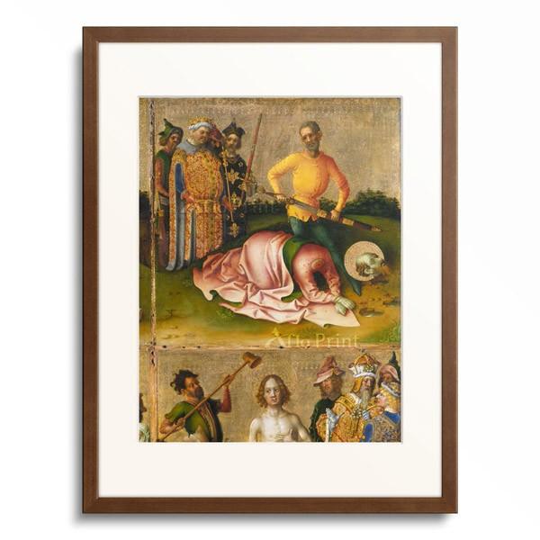 Artist: Lochner, Stephan,ca. 1410-1451 Imagetitle: Das Martyrium des hl. Paulus (Altartafel aus St. Laurentius, Koln) Di...