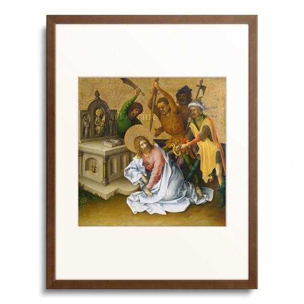 Artist: Lochner, Stephan,ca. 1410-1451 Imagetitle: Martyrdom of S. Matthew (Altarpiece of St. Laurentius, Cologne) Dimen...