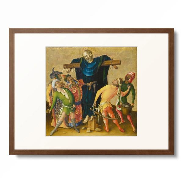 Artist: Lochner, Stephan,ca. 1410-1451 Imagetitle: Martyrdom of St. Philip (Altarpiece, St. Laurentius, Cologne) Dimensi...