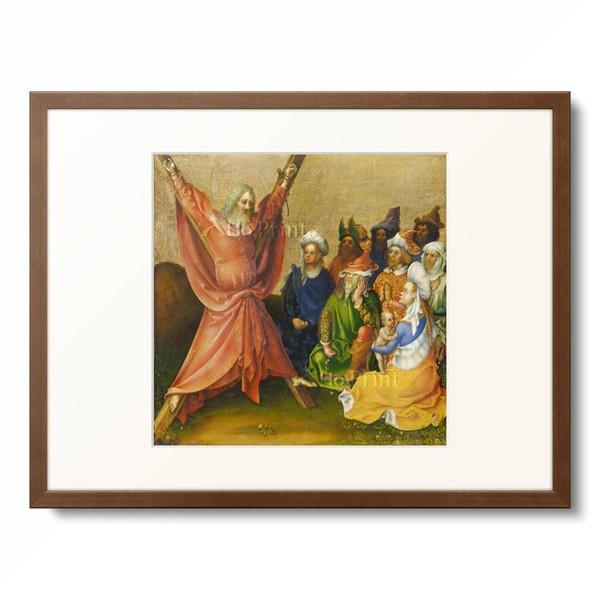 Artist: Lochner, Stephan,ca. 1410-1451 Imagetitle: The martyrdom of St. Andrew. Panel of an altar in St. Laurentius, Col...