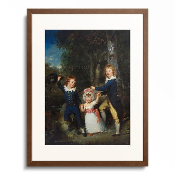 Artist: Lawrence, Sir Thomas,1769-1830 Imagetitle: The three children of Lord Cavendish. Dimensions: 198,2 x 147,5 cm Lo...