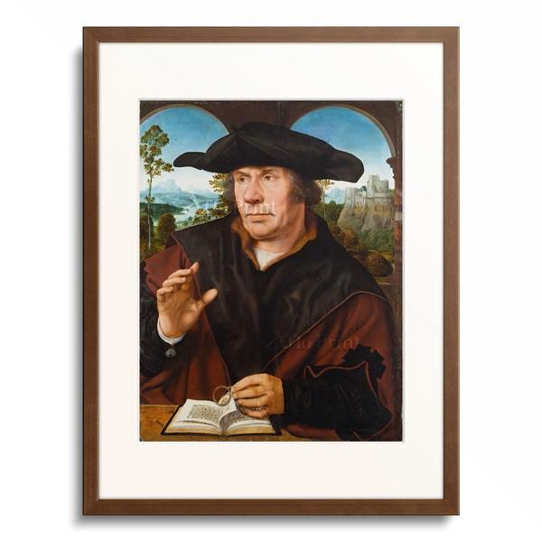Artist: Massys, Quinten,1465/66-1531 Imagetitle: Portrait of a Scholar. Dimensions: 68,8 x 53,3 cm Medium: on oak wood L...