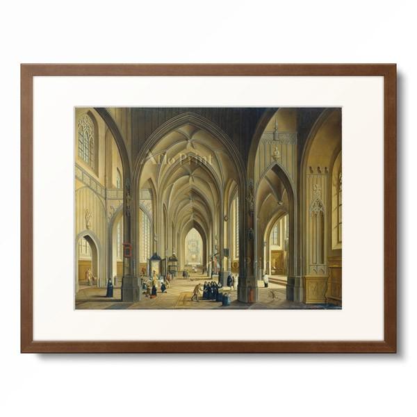 Artist: Morgenstern, Johann Ludwig,1738-1819 Imagetitle: Das Innere einer gotischen Kirche. 1793. Medium: on copper Loca...