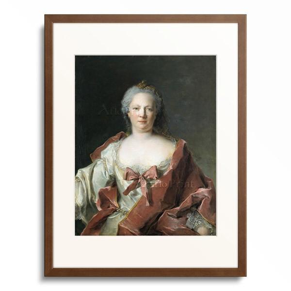 Artist: Nattier, Jean Marc,1685-1766 Imagetitle: Bildnis der Bankiersgattin Anna Elisabeth Leerse. Dimensions: 82,9 x 65...