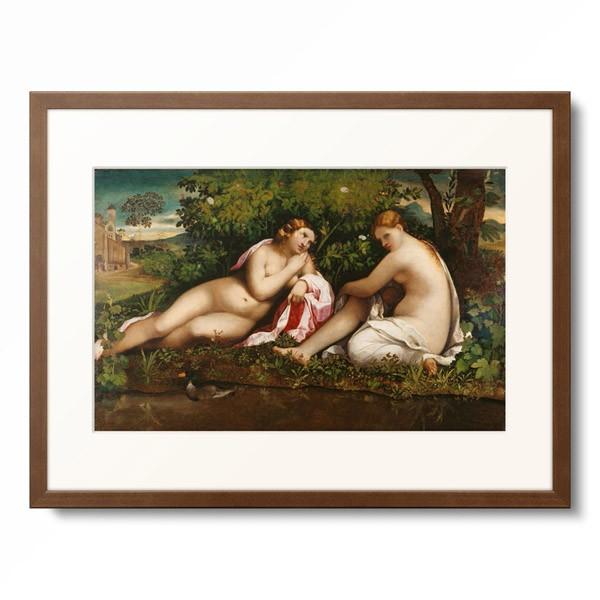 Artist: Palma Vecchio (Jacopo Negretti),1480-1528 Imagetitle: Jupiter Disguised as Diana Seducing Callisto. Dimensions: ...