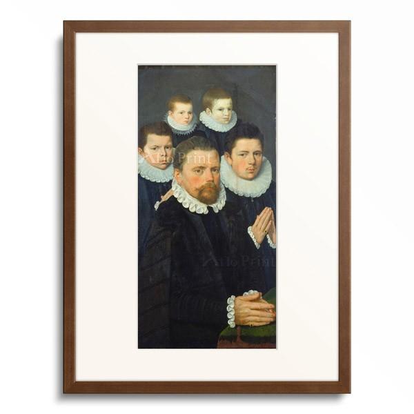 Artist: Meister, Deutscher Imagetitle: Altarflugel mit den mannlichen Mitgliedern der Stifterfamilie. (16. Jhd.) Dimensi...