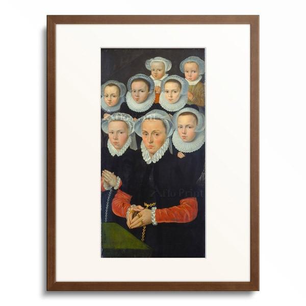 Artist: Meister, Deutscher Imagetitle: Altarflugel mit den weiblichen Mitgliedern der Stifterfamilie. (16 Jhd.) Dimensio...