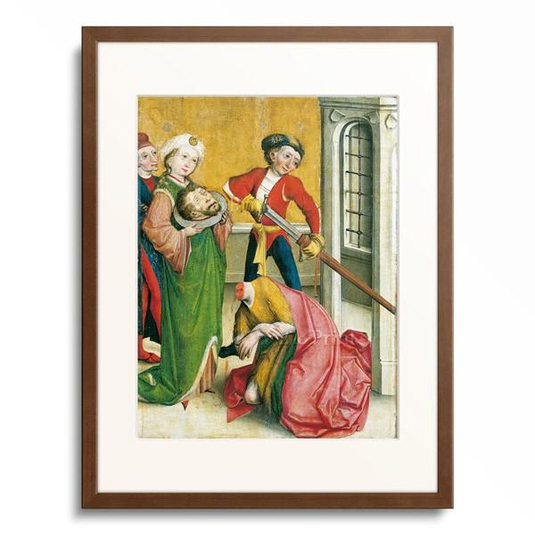 Artist: Meister d.Eggenburger Altars,Ende 15 Jhd. Imagetitle: Die Enthauptung Johannes d.T. Dimensions: 60,8 x 45,5 cm M...