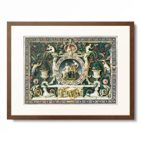 Artist: Unterberger, Ignaz,1748-1797 Imagetitle: Jupiter und Hebe. Dimensions: 30,3 x 41,5 cm Medium: Marmor auf Schiefe...