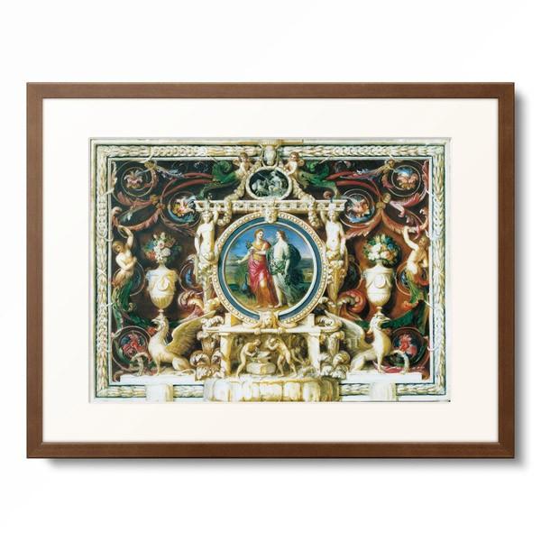 Artist: Unterberger, Ignaz,1748-1797 Imagetitle: Juno und Flora. Dimensions: 30,2 x 41,5 cm Medium: Marmor auf Schiefer ...