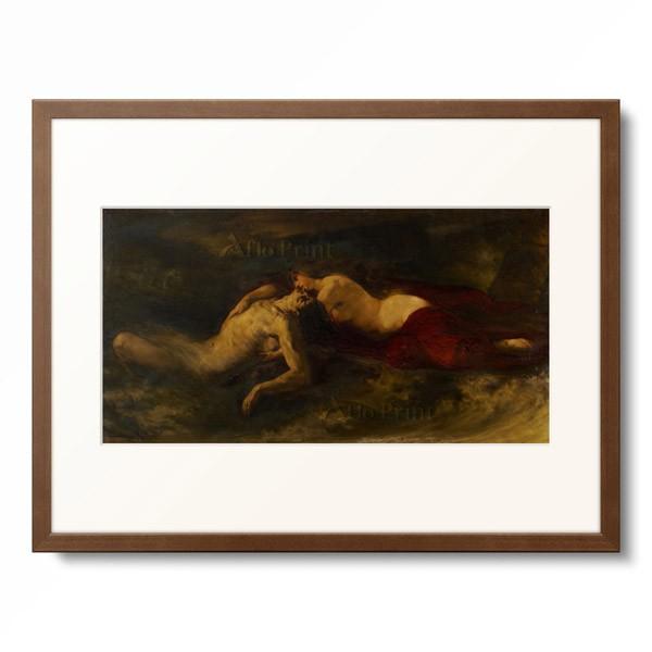 Artist: Muller, Victor,1830-1871 Imagetitle: Hero and Leander. 1863 Dimensions: 158 x 300 cm Medium: oil on canvas Locat...
