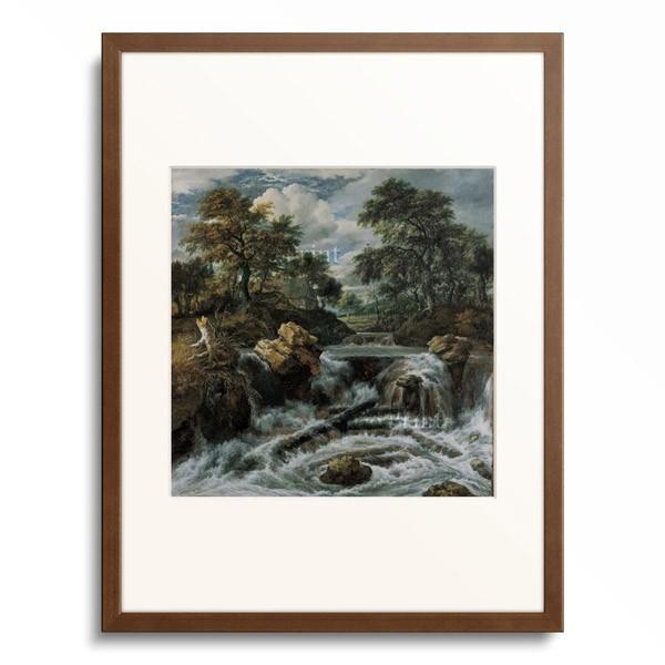 Artist: Ruisdael, Jacob Isaacksz van,1628/29-1682 Imagetitle: Norwegischer Wasserfall. Dimensions: 89,5 x 88 cm Location...