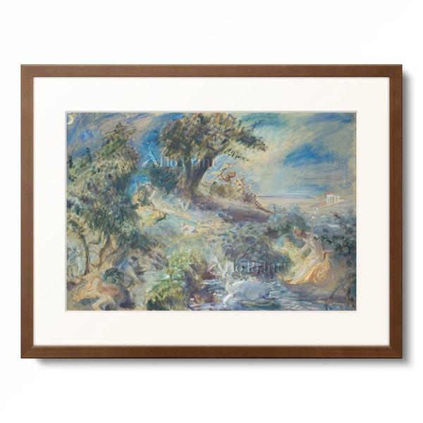 作家名：マックス・スレフォークト (1868年-1932年)国籍：ドイツ ジャンル ：印象派 Artist: Slevogt, Max,1868-1932 Imagetitle: Sommernachtstraum. Location: S...