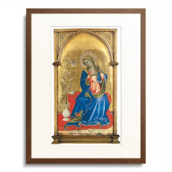 Artist: Starnina, Gherardo,um 1360-1409/13 Imagetitle: The Annunciation. (Right panel of the triptych) Dimensions: 44,6 ...