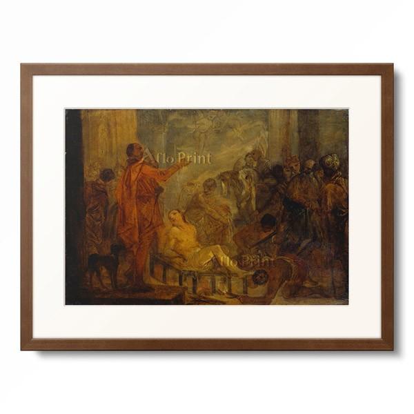 Artist: Veronese, Paolo(Paolo Caliari) nach... Imagetitle: The martyrdom of St. Lawrence. Dimensions: 47,4 x 68 cm Locat...