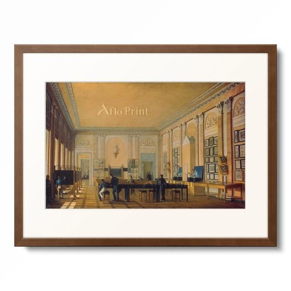 Artist: Podkljutschnikoff, Nikolai I,1813-1877 Imagetitle: Mal-Atelier im Moskauer Kunstkolleg. 1830-er Jahre. Dimension...