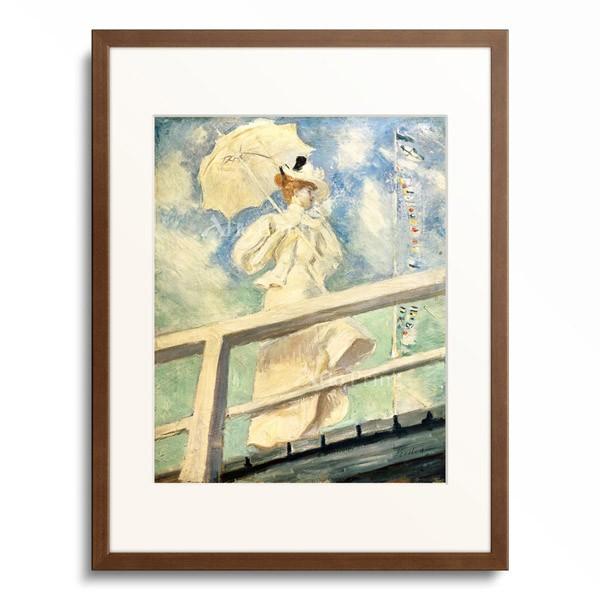 Artist: Helleu, Paul Cesar Francois,1859-1927 Imagetitle: Frau in weisem Kleid mit Sonnenschirm Dimensions: 82 x 66 cm L...